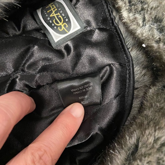 Scala | Accessories | Scala Fur Sequined Trooper Hat Nwt | Poshmark